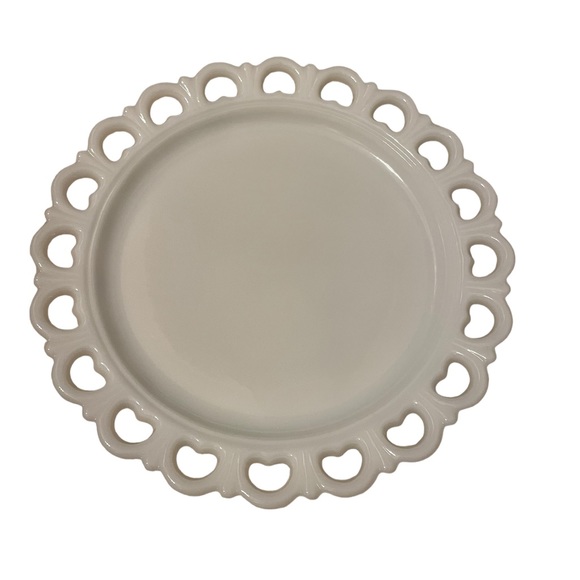 Dining | Anchor Hocking Large Milk Glass Platter 13 | Poshmark